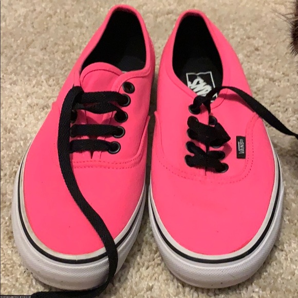 Shoes | Hot Pink Vans | Poshmark